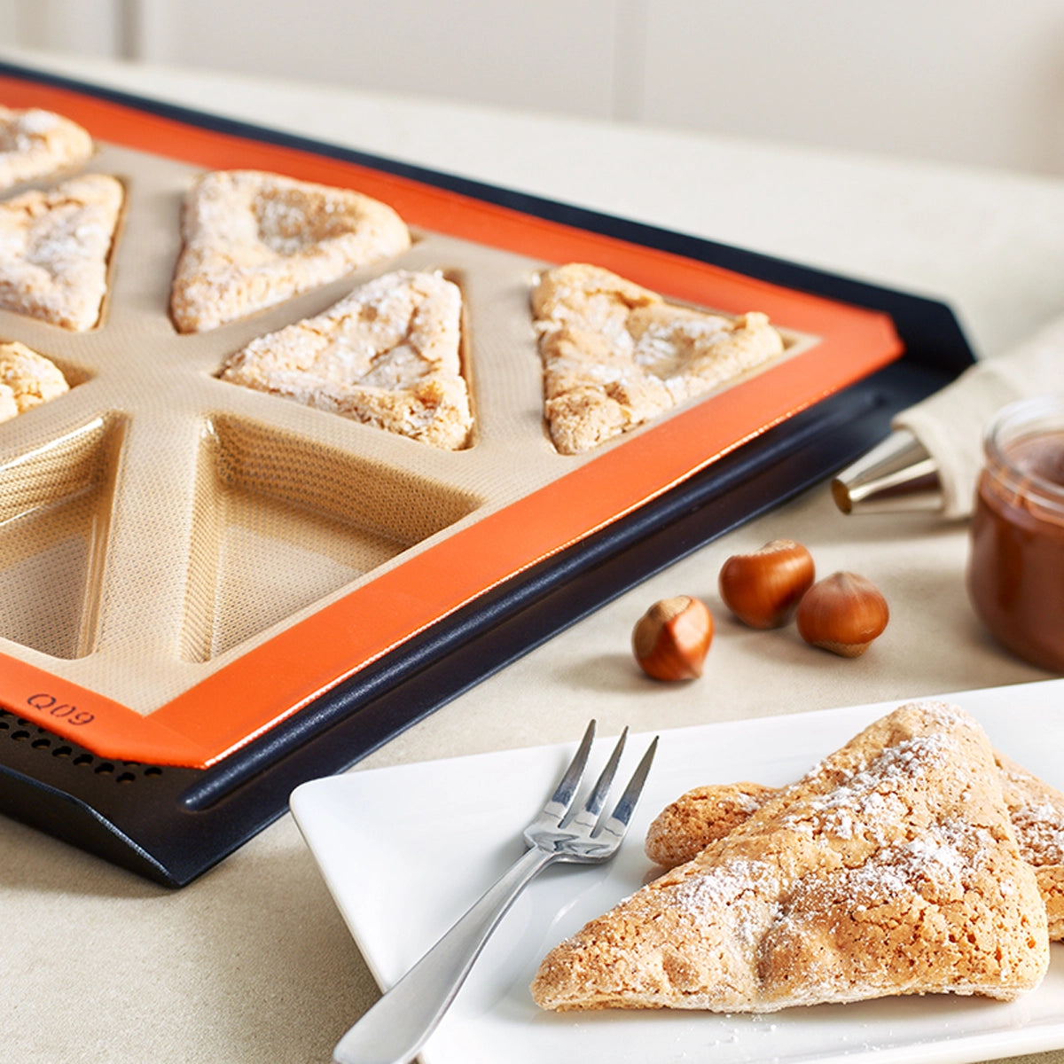 Silpat Perfect Scones Mold – Nonstick Silicone Mold for Flawless Scones ...